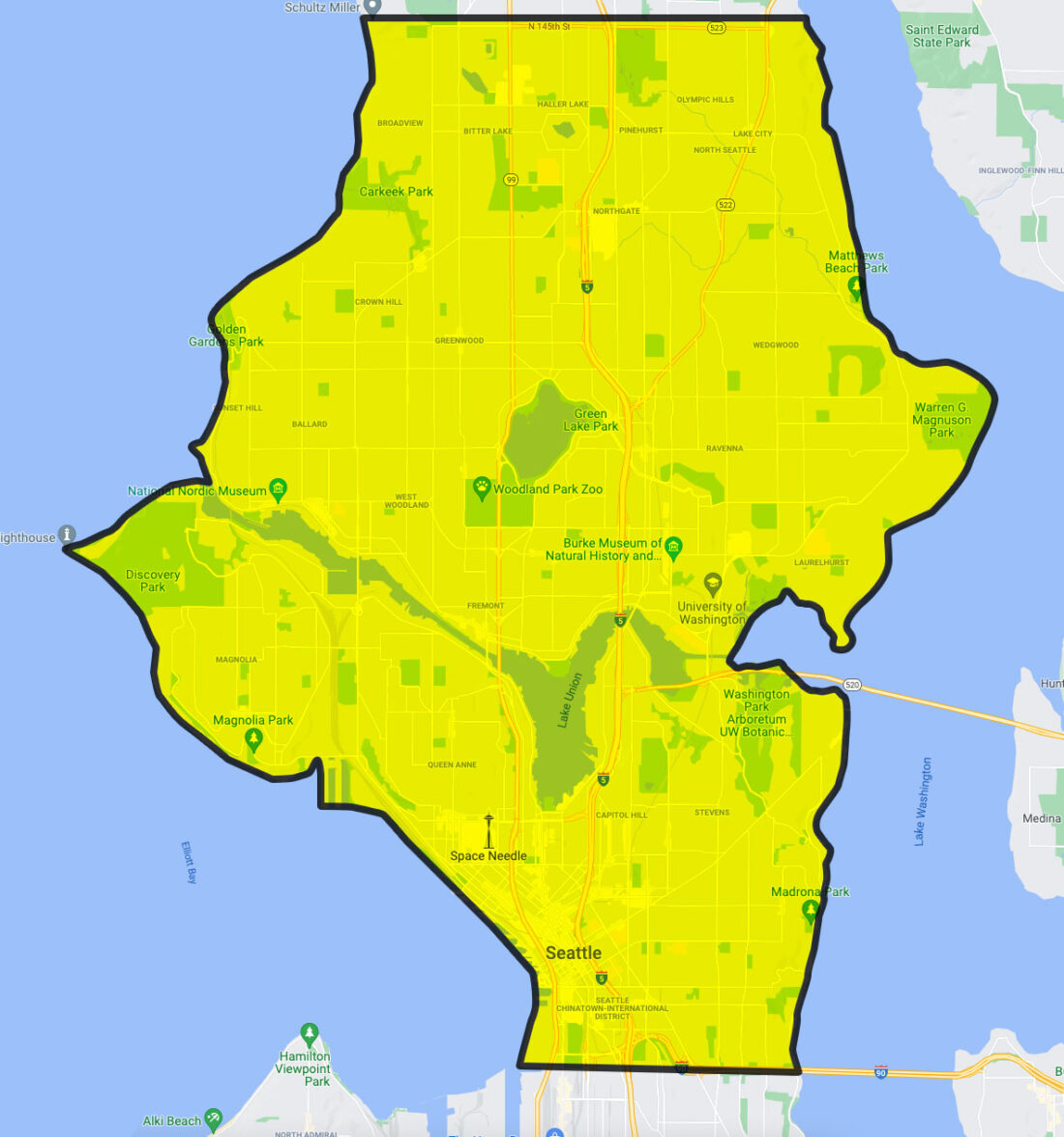 Service Areas - Ballard Rubbish Removal